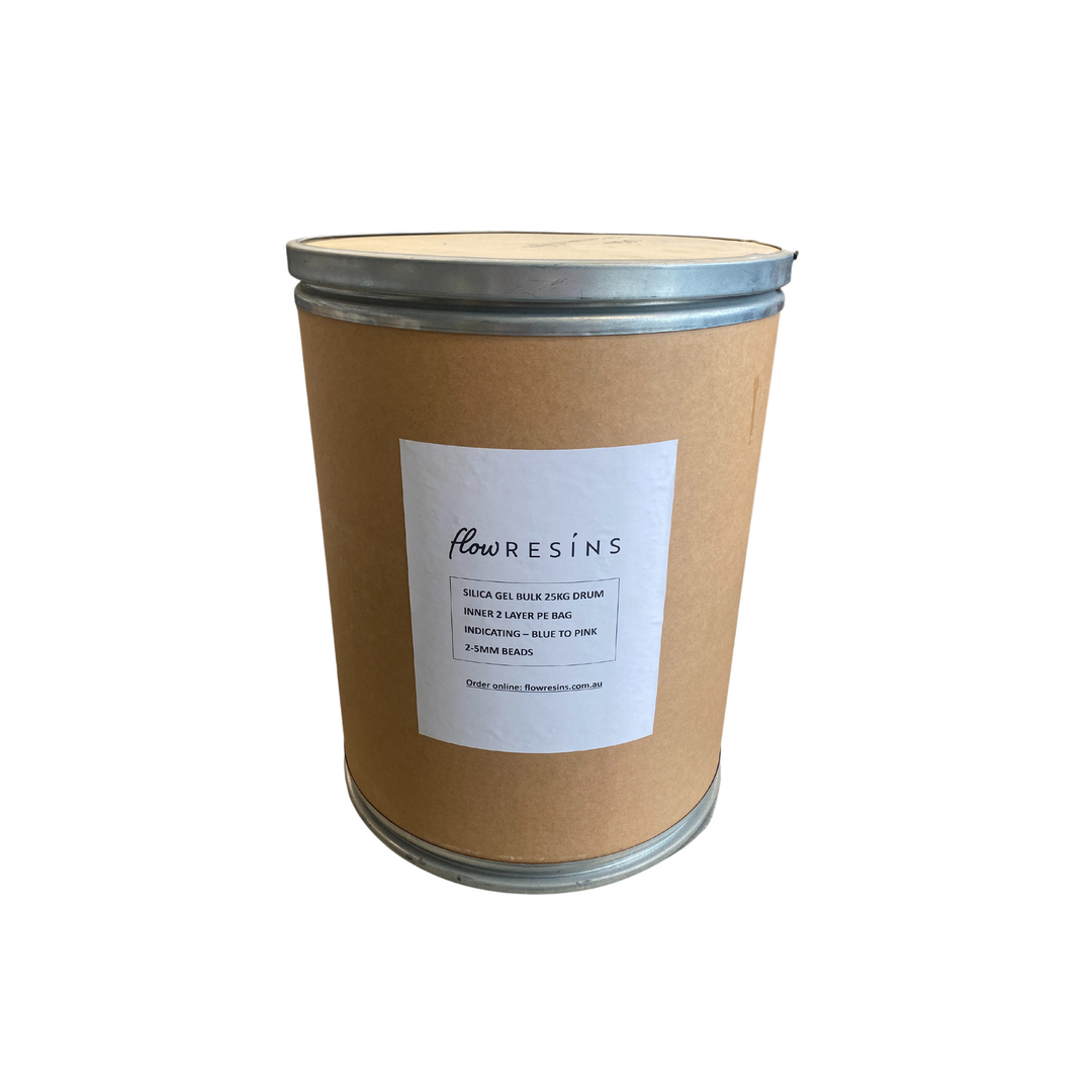 Silica Gel Bulk 25Kg Drum – Flow Resins