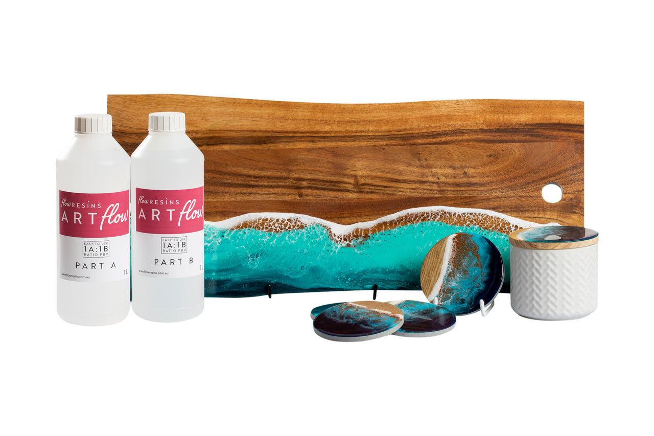 Art Flow | High-Gloss Coating Epoxy Resin for Resin Art – Flow Resins